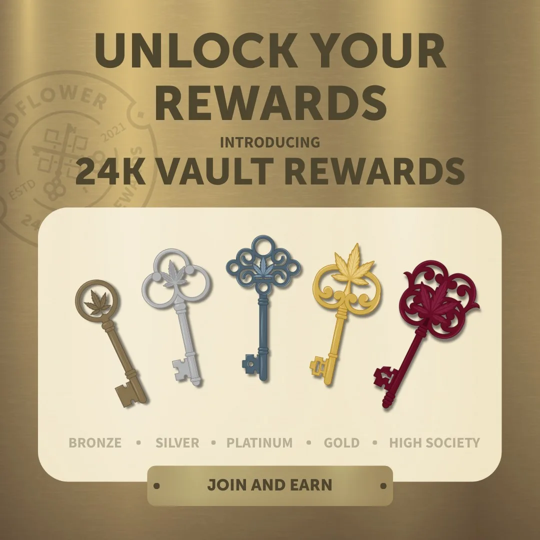 Goldflower 24K Vault | Cannabis Rewards Program in Florida